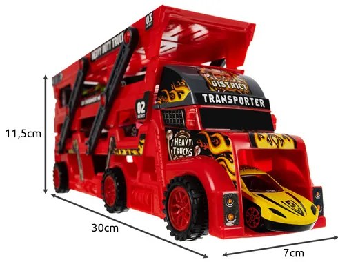 Iso Trade Sada nákladních vozů TIR s 6 vozy 26303