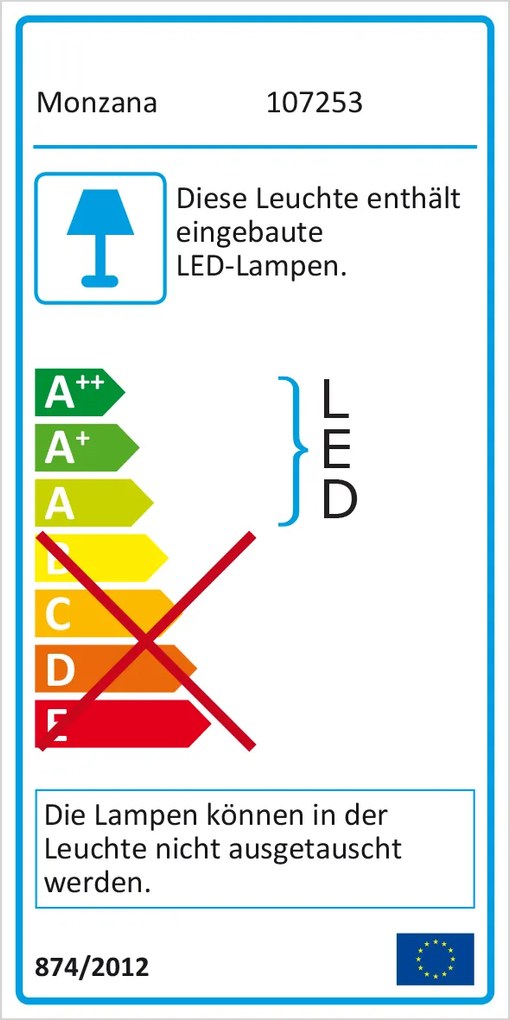 Monzana Stolní LED lampa s USB portem 107704
