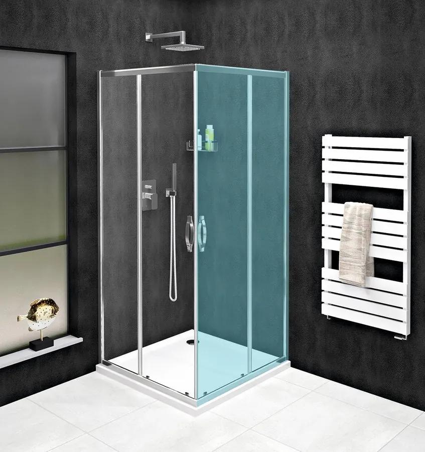 Gelco, SIGMA SIMPLY sprchové dveře posuvné pro rohový vstup 1000 mm, čiré sklo, GS2110