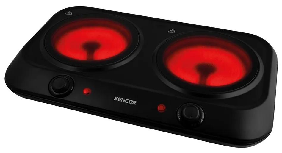 Sencor Sencor - Dvojitý sklokeramický vařič 2400W/230V FT0128