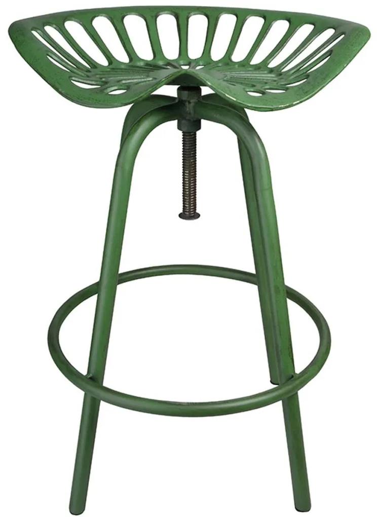 404641 Esschert Design Barová židle "Traktor" zelená IH023