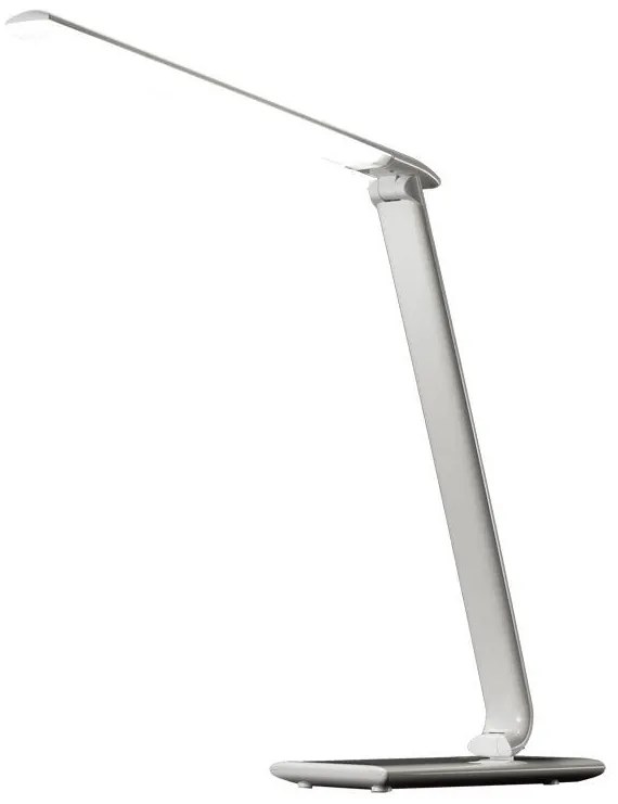 LED stolní lampička stmívatelná, 12W, volba teploty světla, bílý lesk Solight WO37-W WO37-W