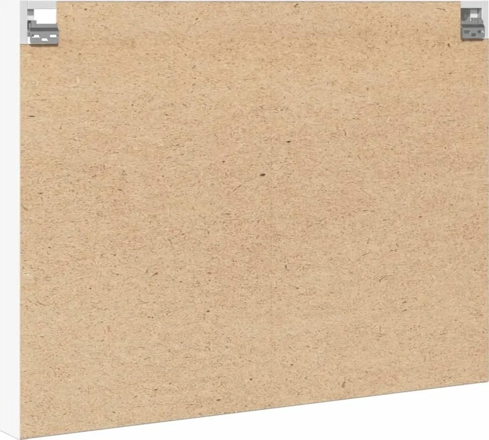 vidaXL Vitrína 100 x 8,5 x 75 cm kompozitní dřevo [847936] Barva: Černá