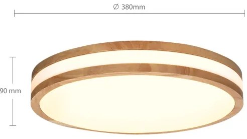 Brilagi - LED Stmívatelné stropní svítidlo MOLINA LED/48W/230V 3000-6500K + DO