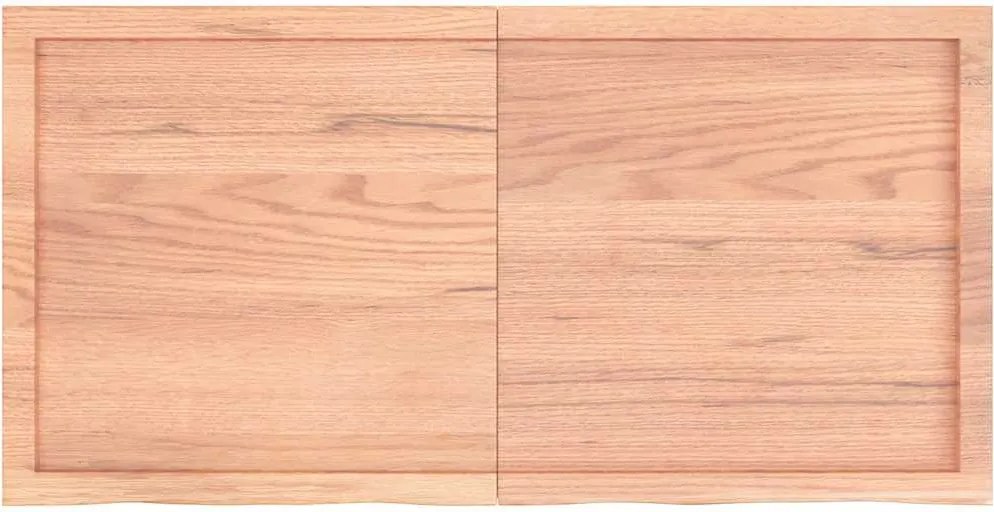 Koupelnová deska hnědá 120x60x(2-6) cm ošetřený masivní dřevo 3156144