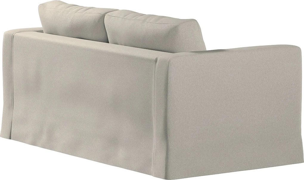 Potah na pohovku IKEA  Karlstad 2-místná , nerozkládací, dlouhý barva béžová látka pletený vzor