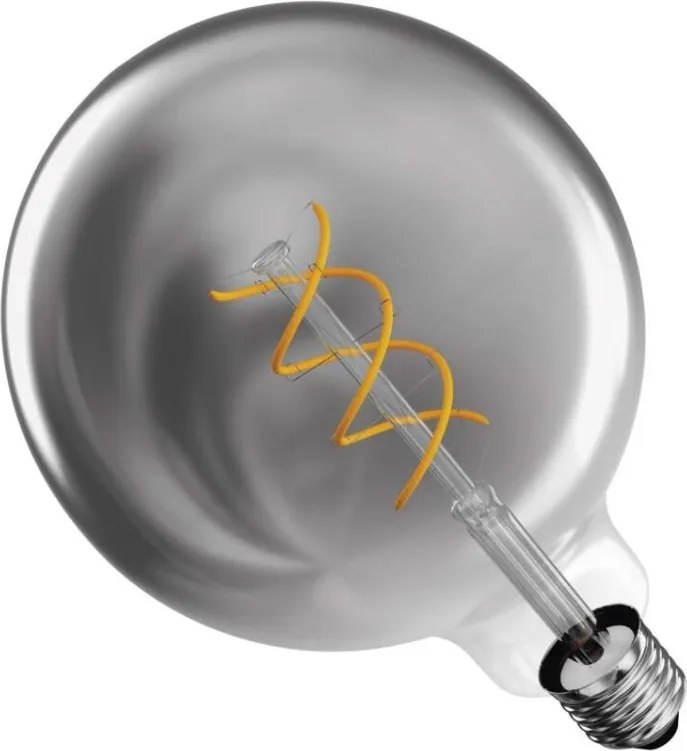 LED žárovka DECO SMOKED G125 teplá bílá