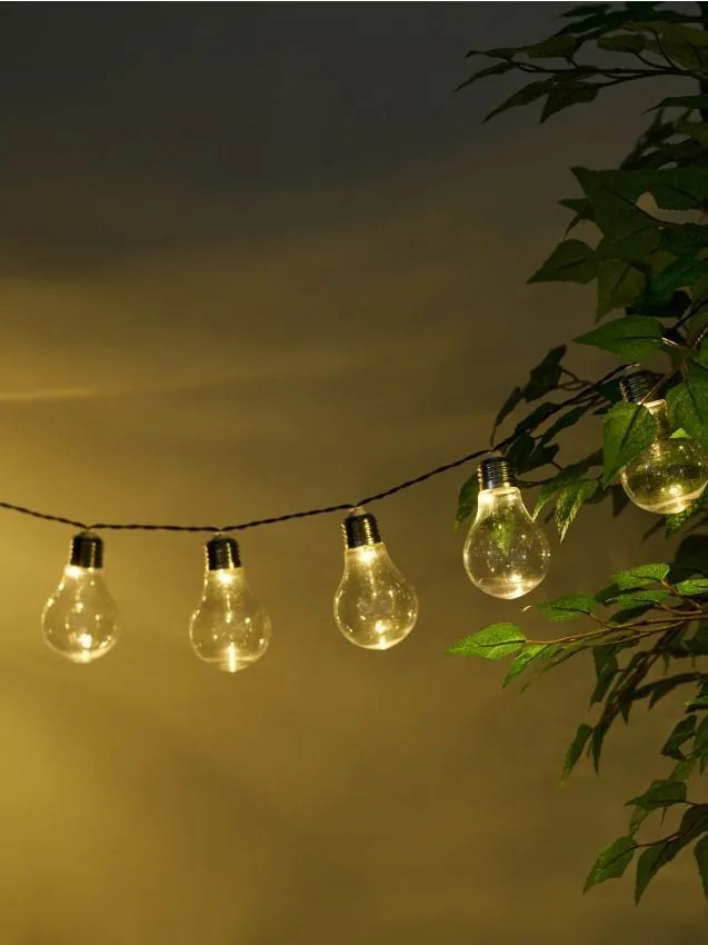 Sinsay - Solární LED zahradní lampičky ve tvaru žárovek - bílá