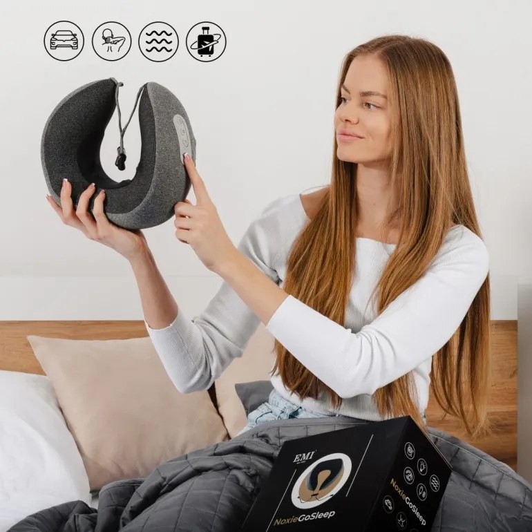 Cestovní masážní polštář NoxieGoSleep EMI
