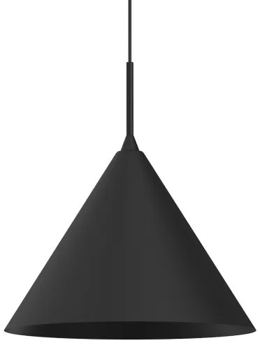 Lustr na lanku CAPITAL 1xGX53/15W/230V pr. 32 cm černá