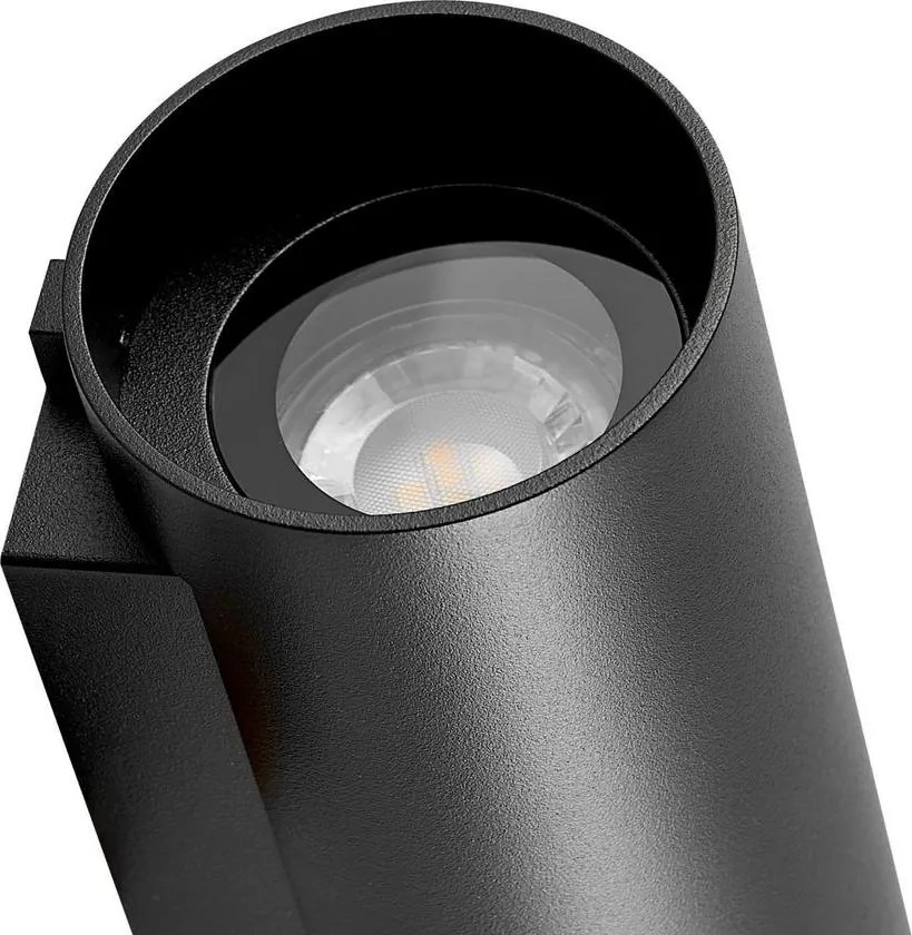IMPR 731226 Deko-Light nástěnné přisazené svítidlo Can IP65 up & down, 2x 7,5 W GU10, černá - DEKOLIGHT