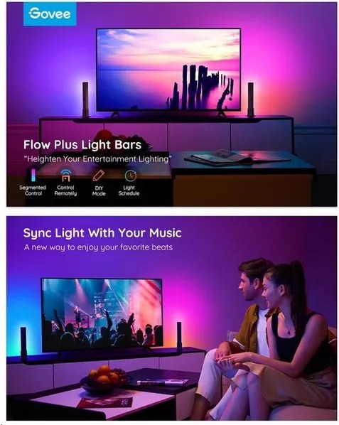Govee Flow Plus SMART LED TV & Gaming - RGBICWW