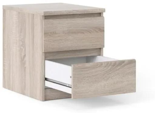 NEW:Noční stolek Simple 291 bílý woodgrain