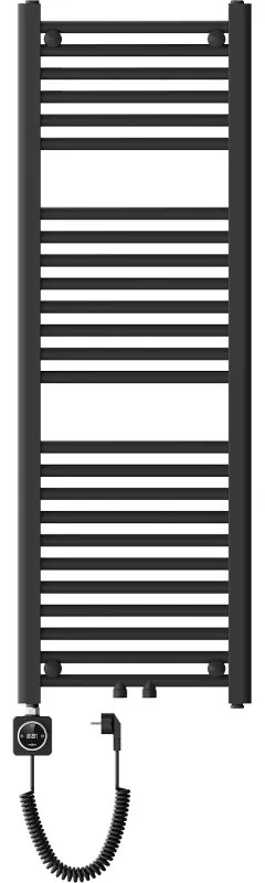 Mexen Mars, elektrické topné těleso 1200 x 400 mm, 400 W, černá, W110-1200-400-6400-70