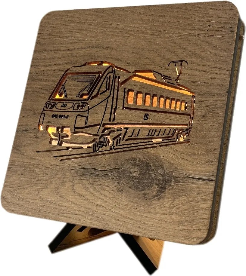 Li-Go "Pendolino" lampa 19x19 cm provedení povrchu: dub