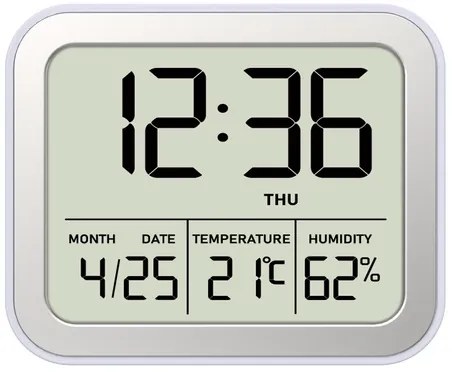 JVD Bílá digitální bateriová meteostanice JVD SB774.2