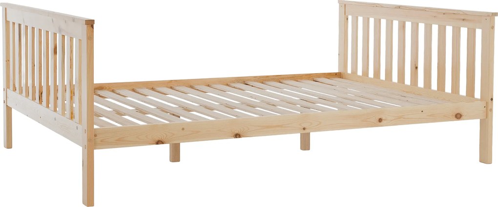Patrová rozložitelná postel, přírodní, LUINI