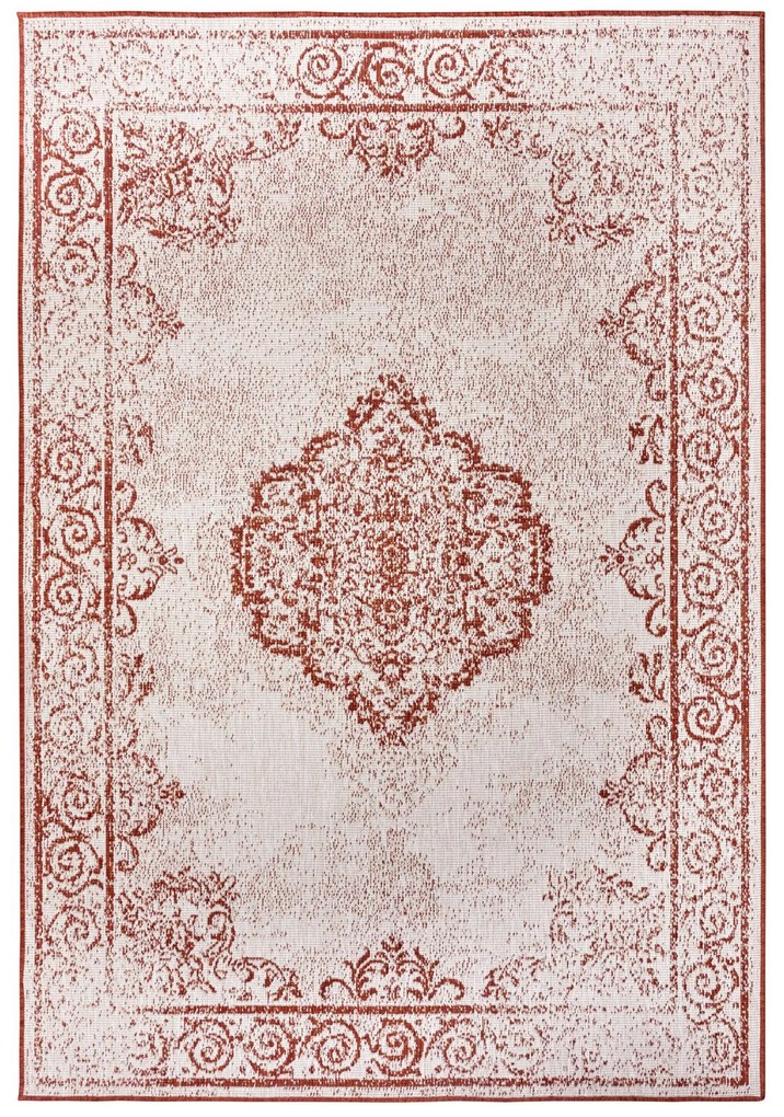 NORTHRUGS - Hanse Home koberce Kusový koberec Twin Supreme 105422 Cebu Cayenne – na ven i na doma - 120x170 cm