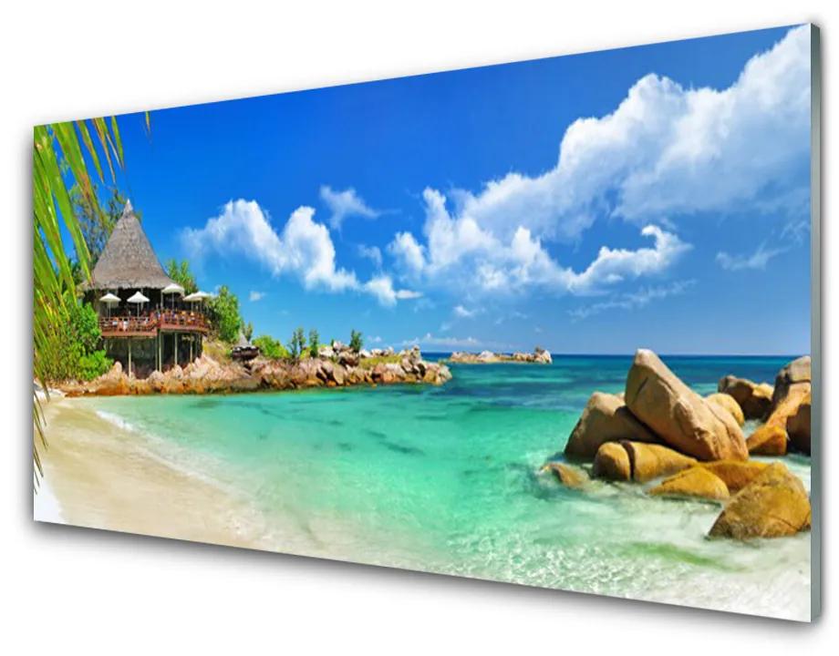 akrylový obraz Pláž Moře Krajina 120x60 cm