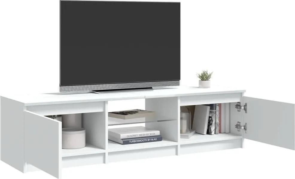 vidaXL TV skříňka s LED osvětlením 140 x 40 x 35,5 cm [804292] Barva: šedá sonoma