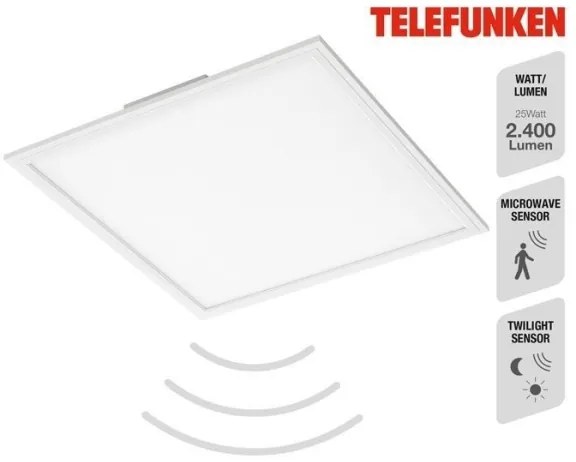 Telefunken 308806TF - LED Přisazený panel se senzorem LED/25W/230V 4000K