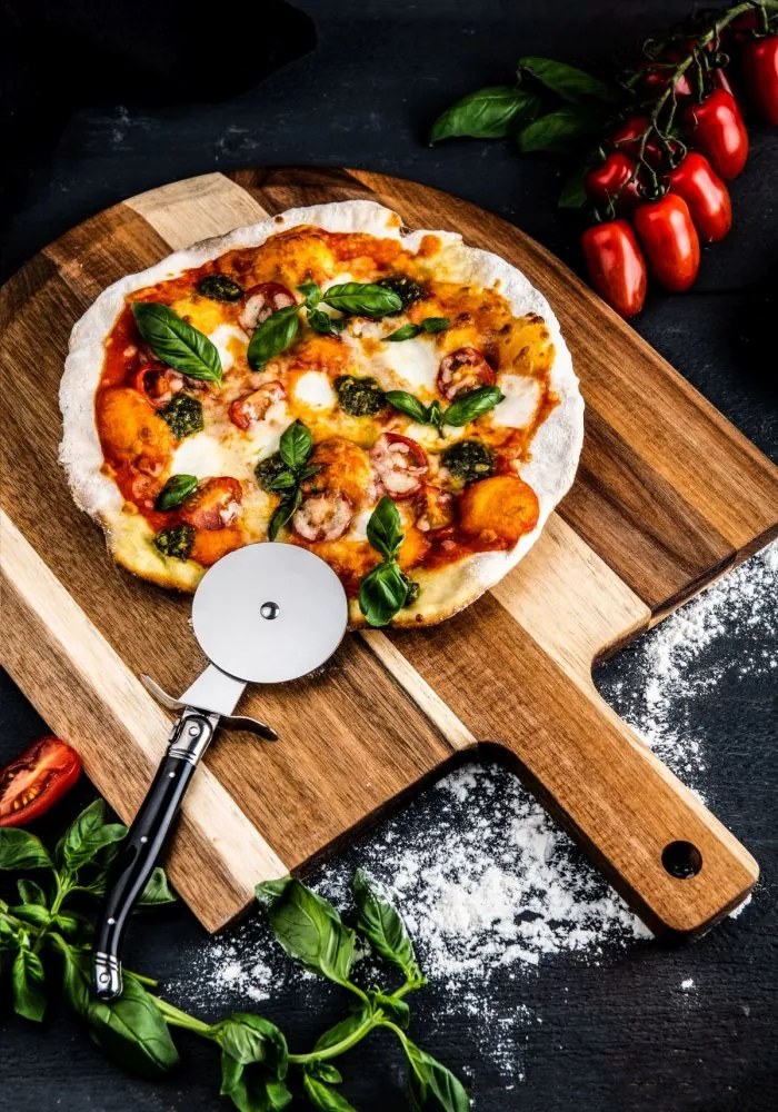 Style de Vie Kráječ na pizzu s akátovým prkénkem