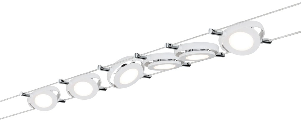 Paulmann 94106 RoundMac, lankové LED osvětlení, 6x4W LED 2700K, délka 500cm