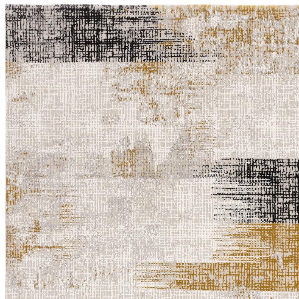 Tribeca Design Kusový koberec Zoom Lines Gold Rozměry: 120x170 cm