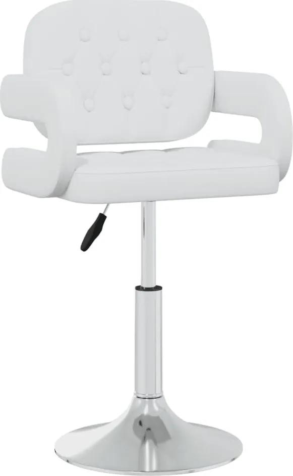 vidaXL Otočné jídelní židle 6 ks umělá kůže [3089116] Barva: Černá