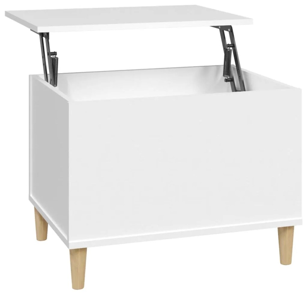 vidaXL Konferenční stolek bílý 60 x 44,5 x 45 cm kompozitní dřevo