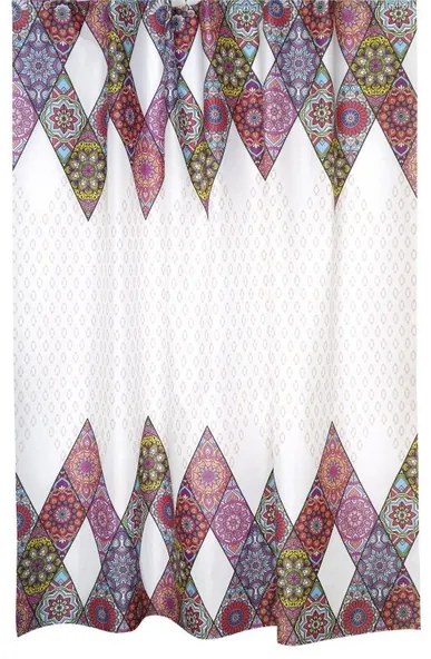 Bellatex Koupelnové závěsy 180x200 cm Mandala růžová