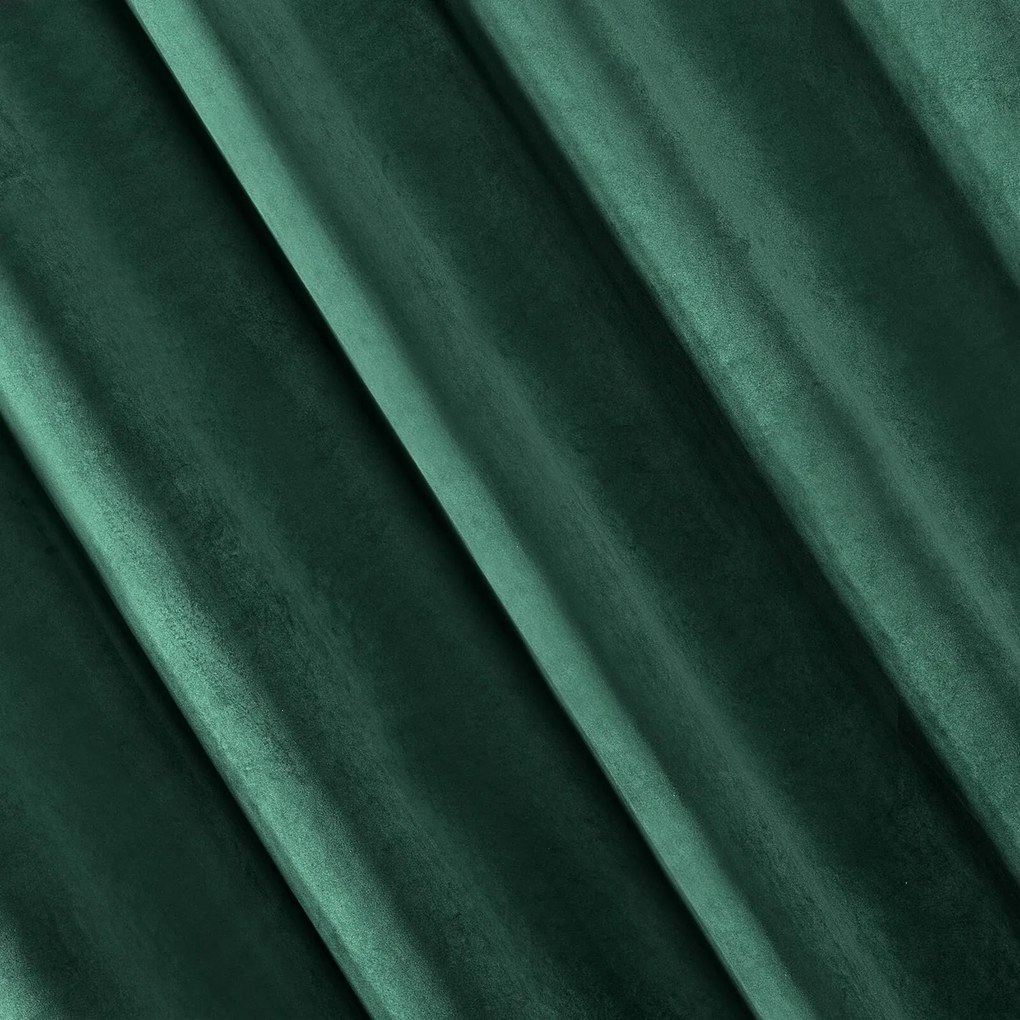 ZATEMŇOVACÍ ZÁVĚS NA PÁSCE VILLA 140X270 CM TMAVĚZELENÁ