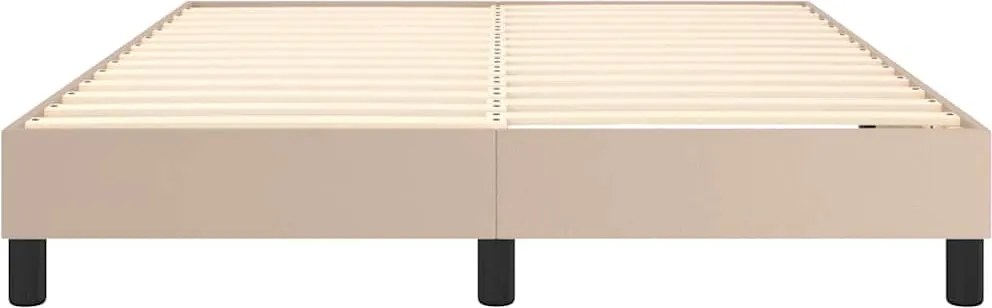 Rám postele s boxspringem cappuccino 140x190 cm umělá kůže 3120699