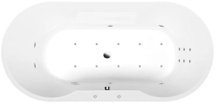 Polysan IO HYDRO-AIR hydromasážní vana, 180x85x49cm, bílá - 16611HA