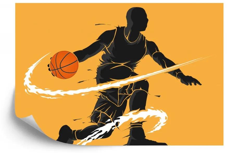Fototapeta Driplující Basketbalový Hráč Samolepící tapety 315x210