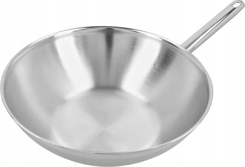 Demeyere Wok 30 cm wok – /Stir Fry Pan, stříbrný, 4,8 l, 300 mm)