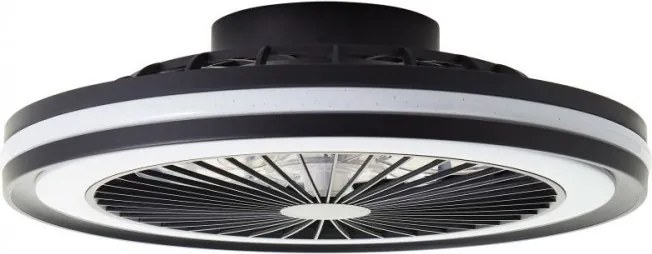 Brilliant G99280/06 Stmívatelné LED svítidlo PALMERO & reverzní VENTILÁTOR + funkce LED
