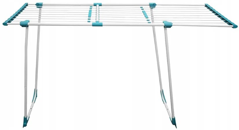Erga Model 306U, stabilní teleskopický sušák na prádlo 202x55x92 cm, bílá-zelená, ERG-SEP-10SUSSTOPROFE