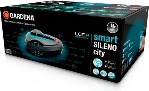 Gardena smart SILENO city - robotická sekačka 250 m² s technologií AI