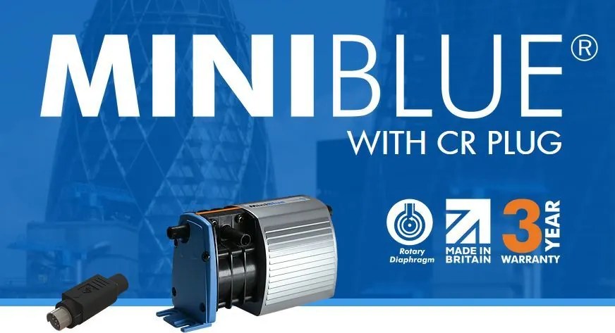 OEM Čerpadlo kondenzátu Charles Austen Mini Blue Cooling Signal kapacita 8l/hod, max. výtlak 8 m (kanál, strop, vzdálené umí [775227]