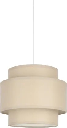 BRILAGI - Lustr na lanku RESNA 1xE27/60W/230V pr. 20 cm béžová