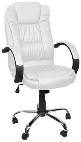 Malatec 23240 Kancelářská židle EKO kůže bílá