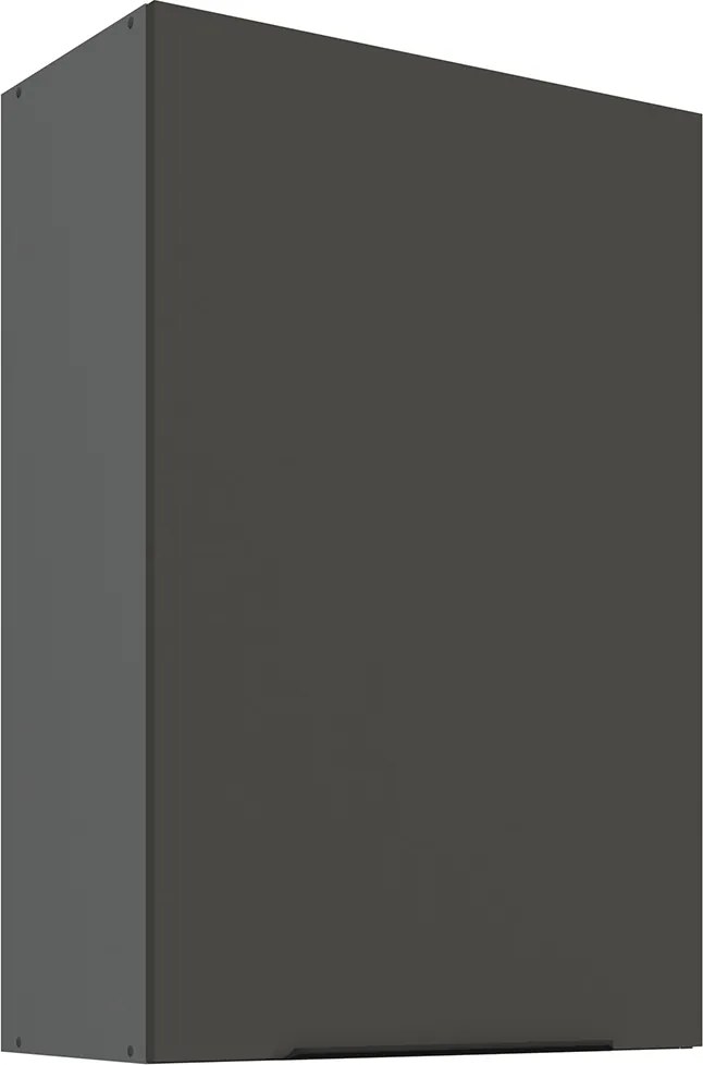 ARIA pi | horní skříňka 60 G-90 1F policová | 60 cm | VYSOKÁ | ANTI FINGERPRINT povrch | antracit/šedá grafit