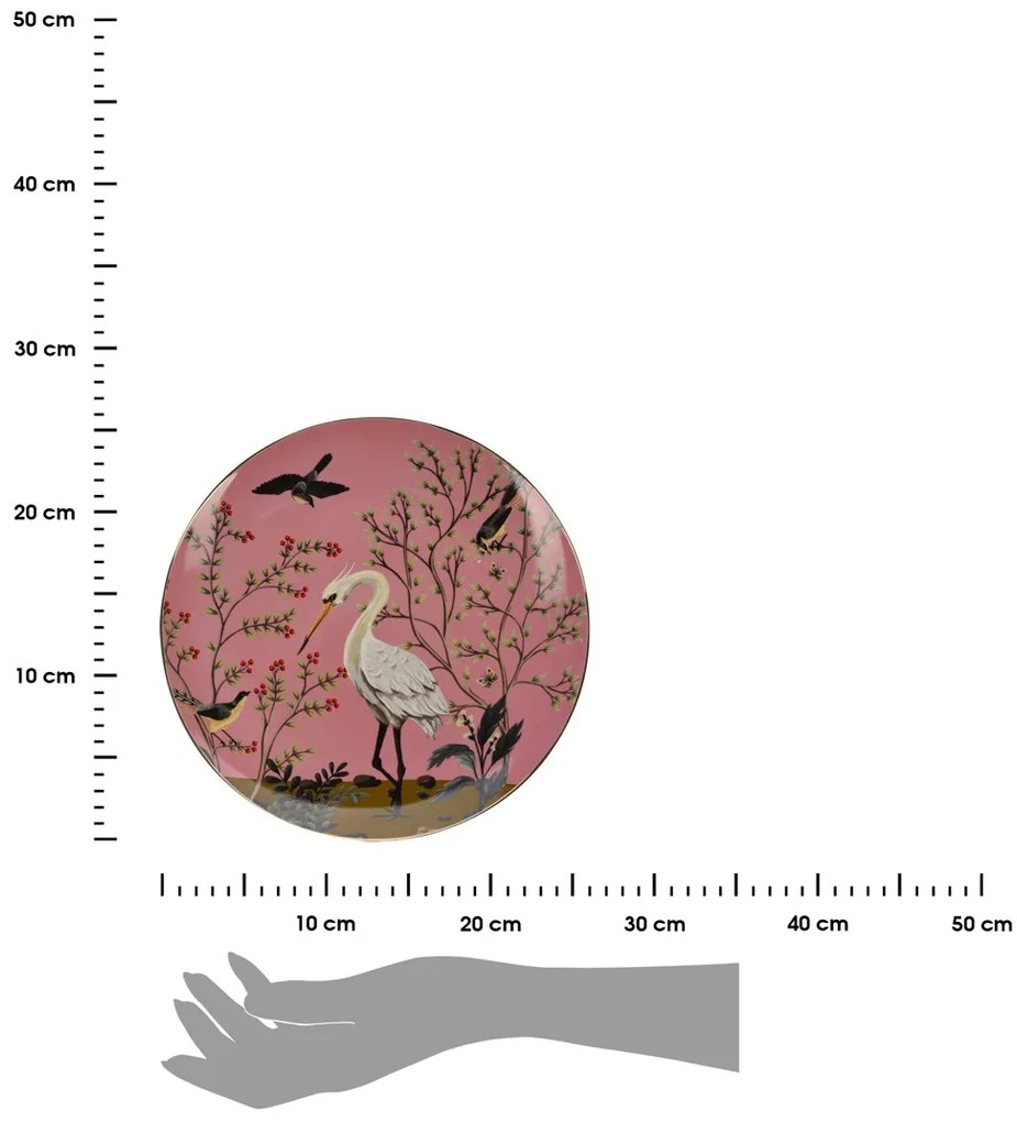Porcelánový talíř Ashley 4, (fi) 26 cm, vícebarevný