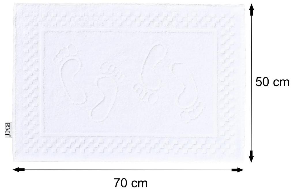 Koupelnový koberec bílý EMI