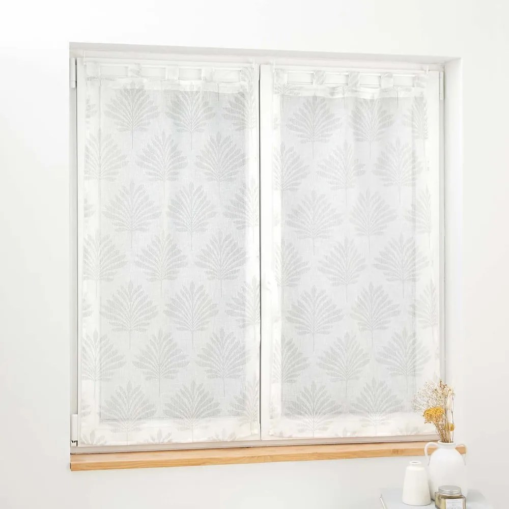 Bílé voálové záclony v sadě 2 ks 60x90 cm Levita – douceur d'intérieur