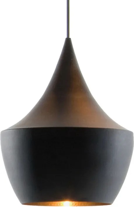 Tom Dixon Závěsná lampa Beat Fat, black BLS02