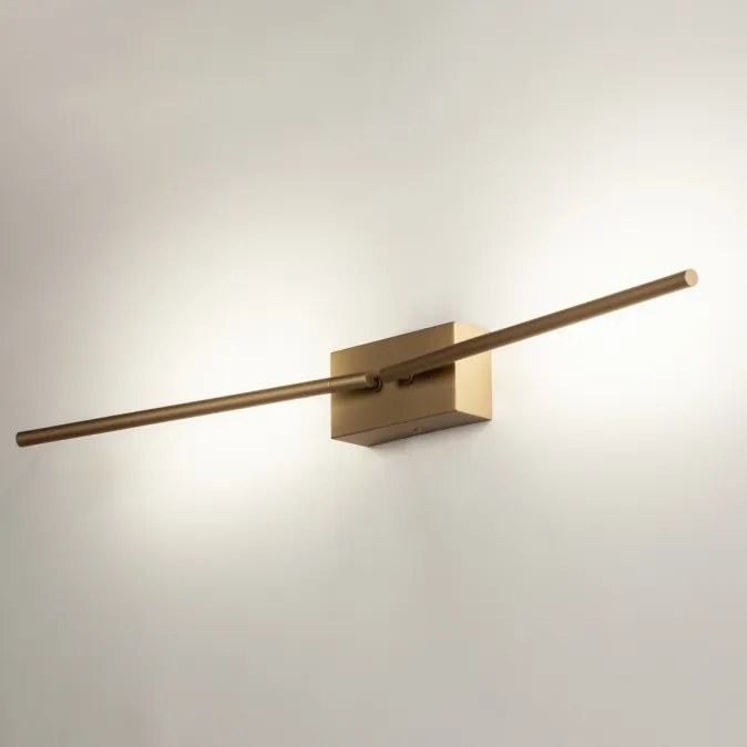 Nástěnné minimalistické LED svítidlo Grado Gold Dualle