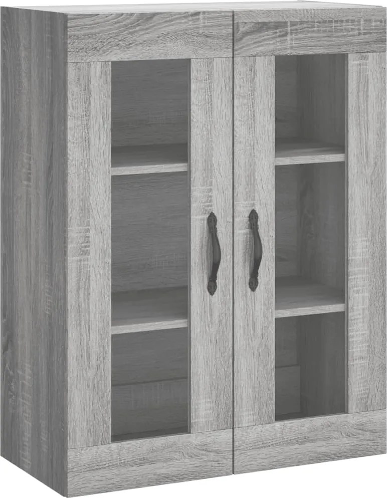 Skříň highboard šedá sonoma 69,5 x 34 x 180 cm kompozitní dřevo 3198695