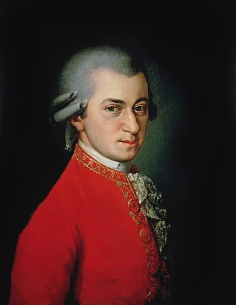 Krafft, Barbara - Obrazová reprodukce Wolfgang Amadeus Mozart, 1818, (30 x 40 cm)